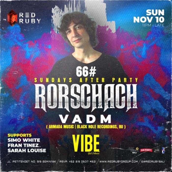 VADM 2024-11-10 @ Red Ruby Club Bali – ぶべら：誰かのためのアーカイブ